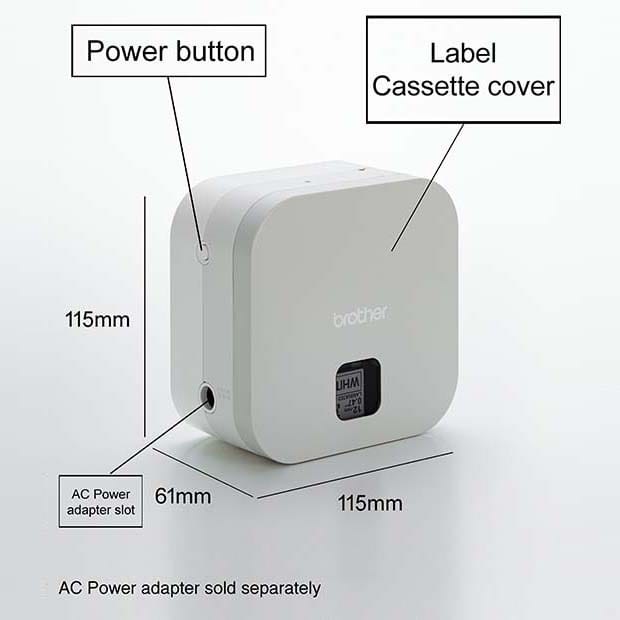 Stylish compact labelling companion - PT-P300BT | Brother Malaysia